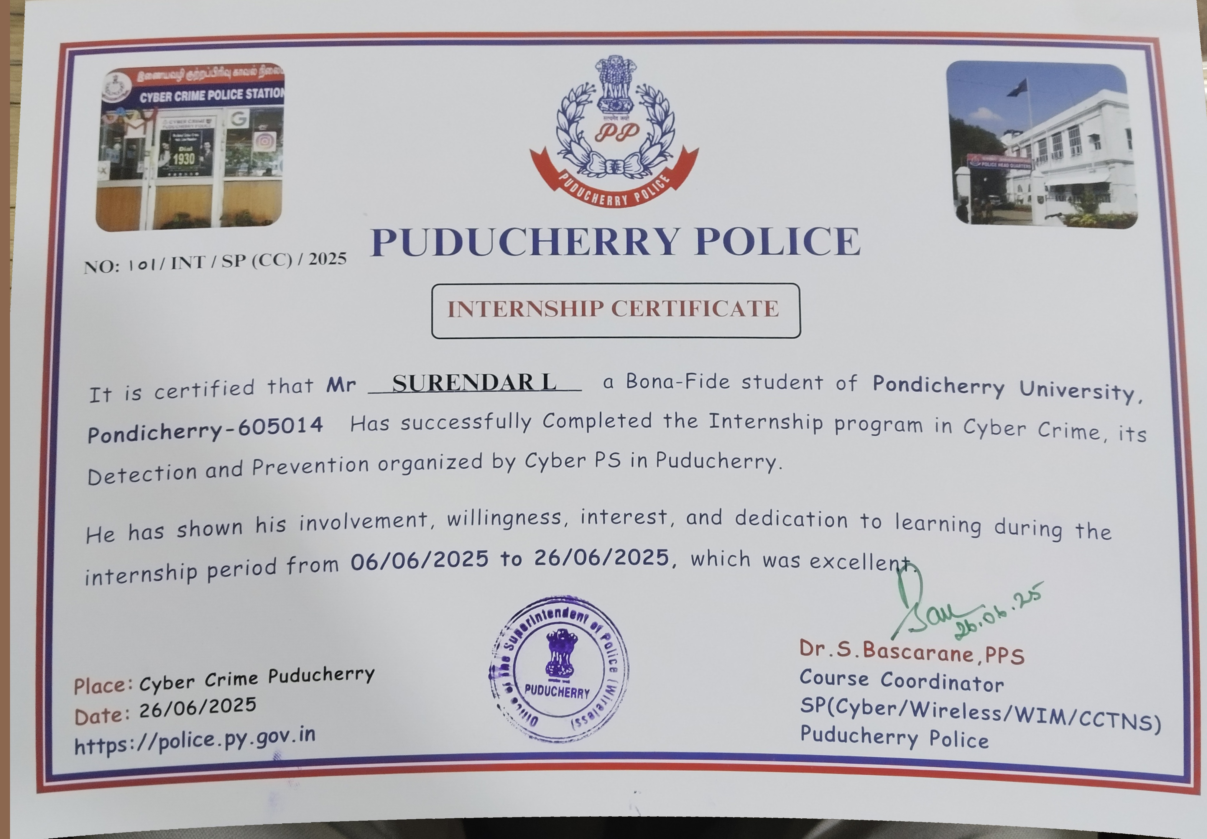 Surendar | Experiences